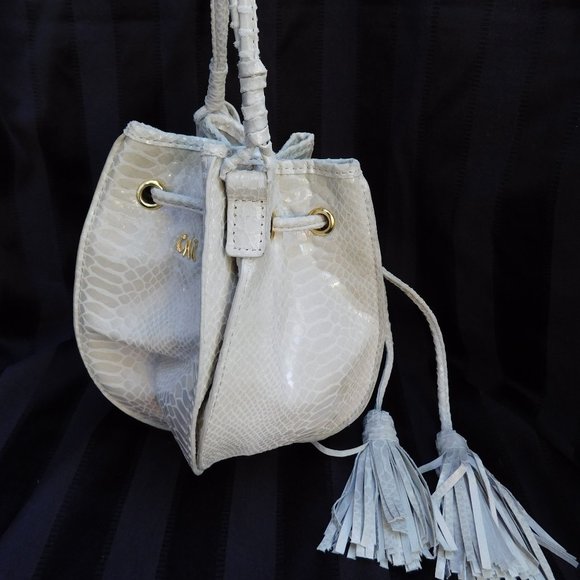 Carlos Falchi | Bags | Chi By Carlos Falchi Snakeskin Leather Crossbody ...